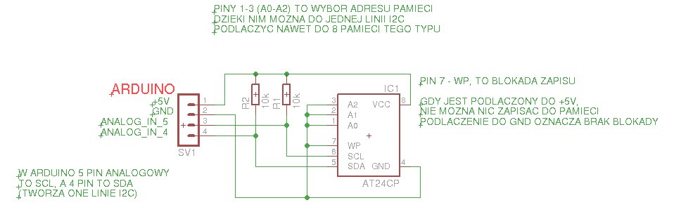 Arduino i pamięci AT24C32 (AT24C*, AT24CP) [PL] | Jędrzej Lewandowski